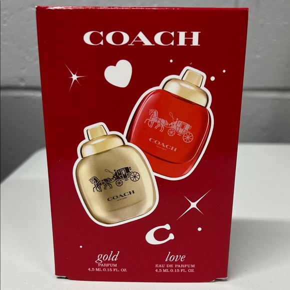 Coach | Bath & Body | Coach Gold And Red Fragrance Duo | Poshmark